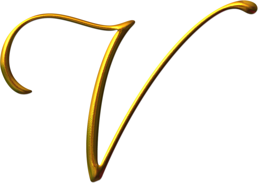 Letras en Dorado. Golden Letters. - Oh my Alfabetos!