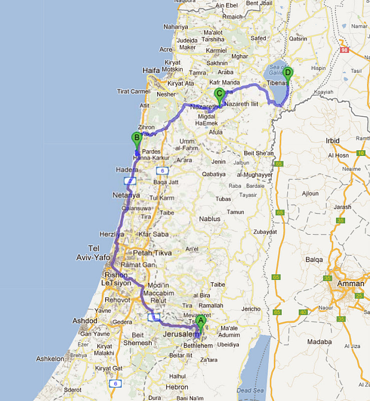 Huntsmans in the Holy Land: Mother's Northern Tour, Day 1: Caesarea and ...