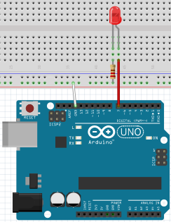 Membuat LED Berkedip / Blinking LED dengan Arduino