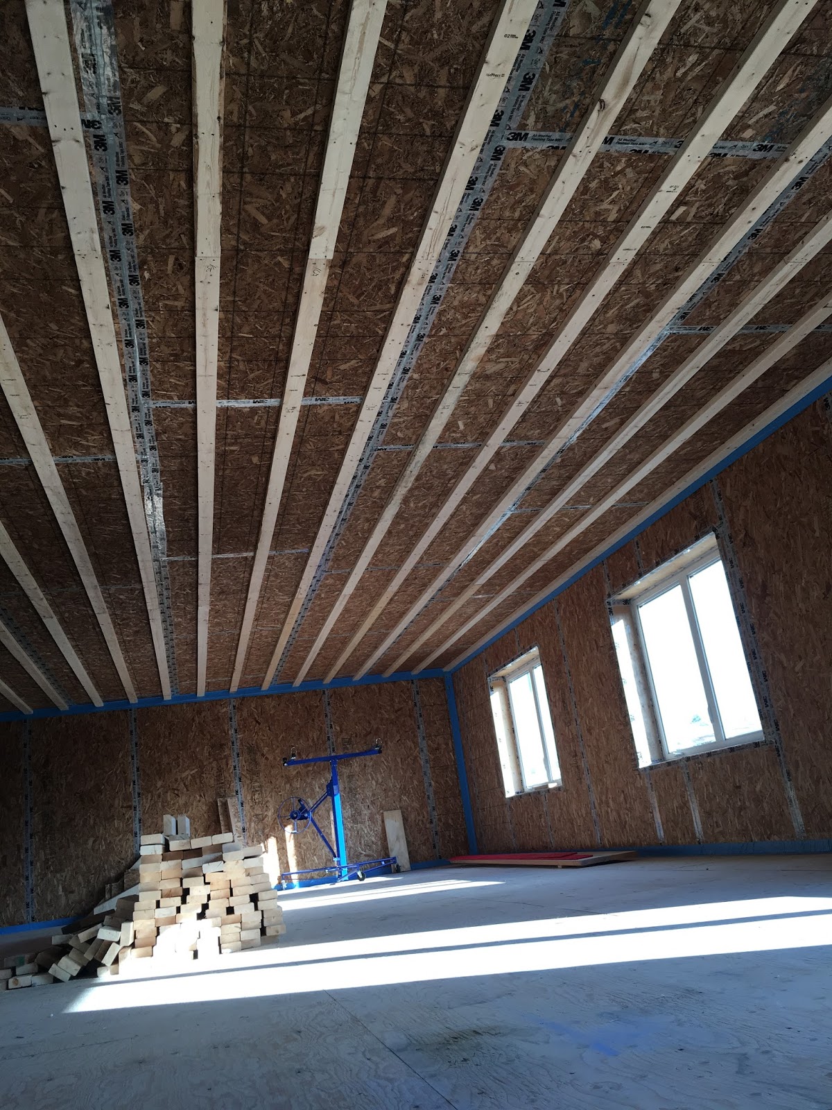 Air Barriers, Wiring Chases, and Protection for a Foam Foundation