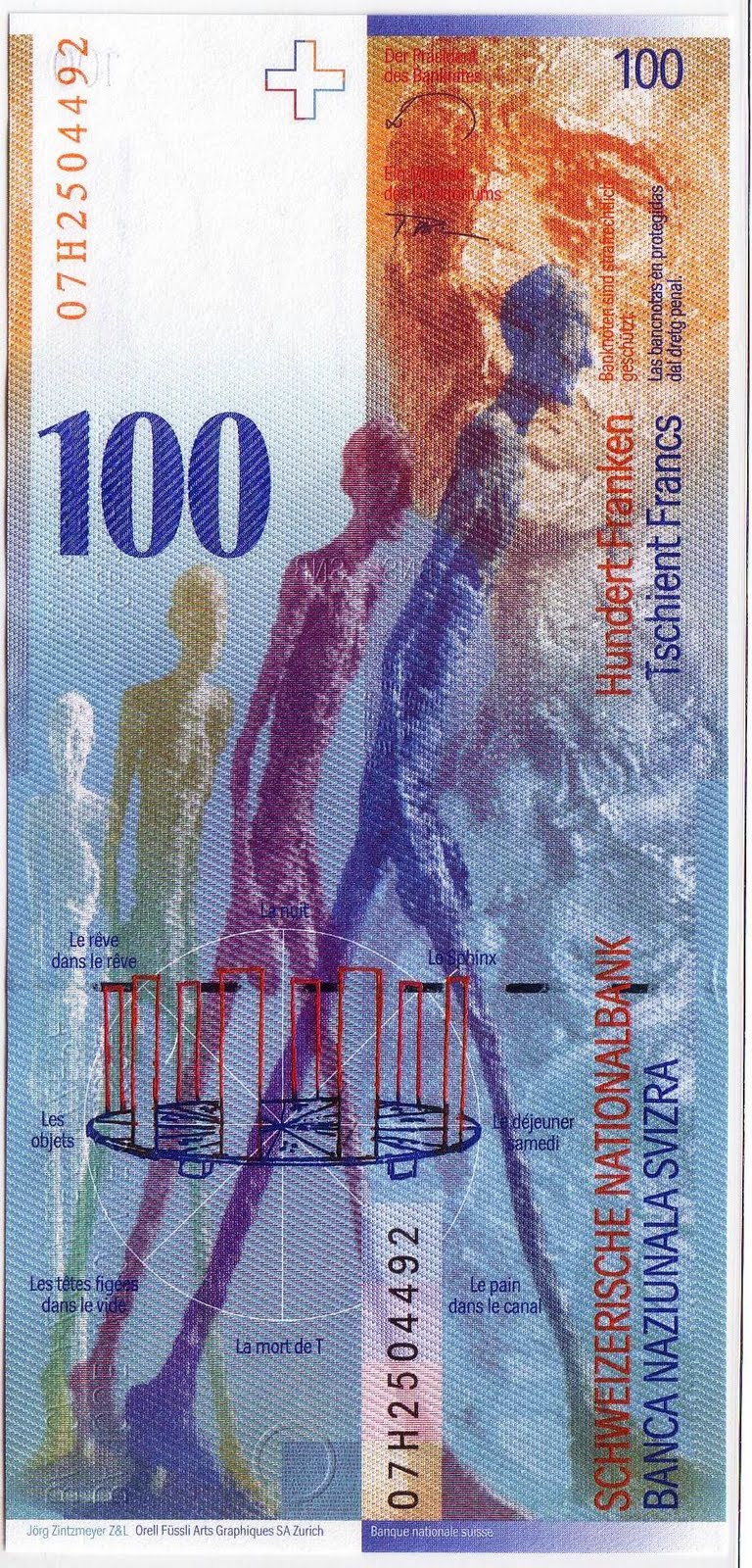 World Banknotes: Switzerland P72 100 Franken