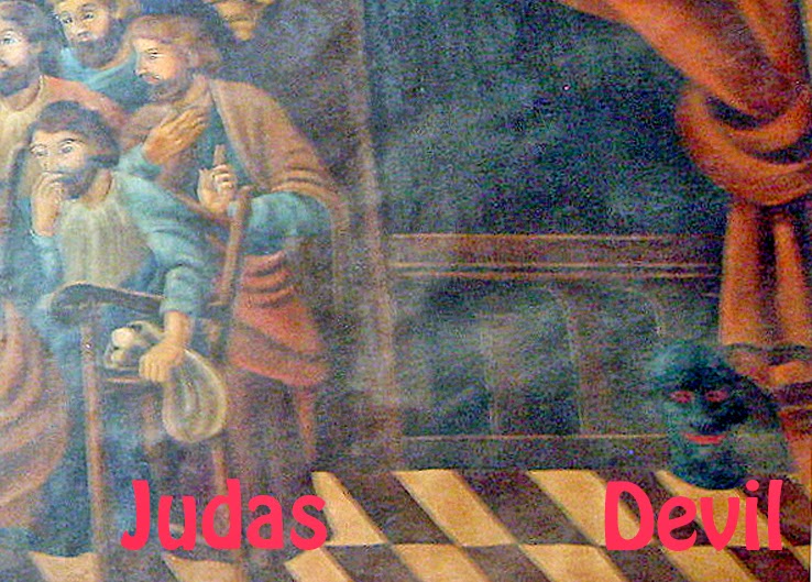 Scivias: Mural "Last Supper" Painting in San Xavier Mission / Tucson ...