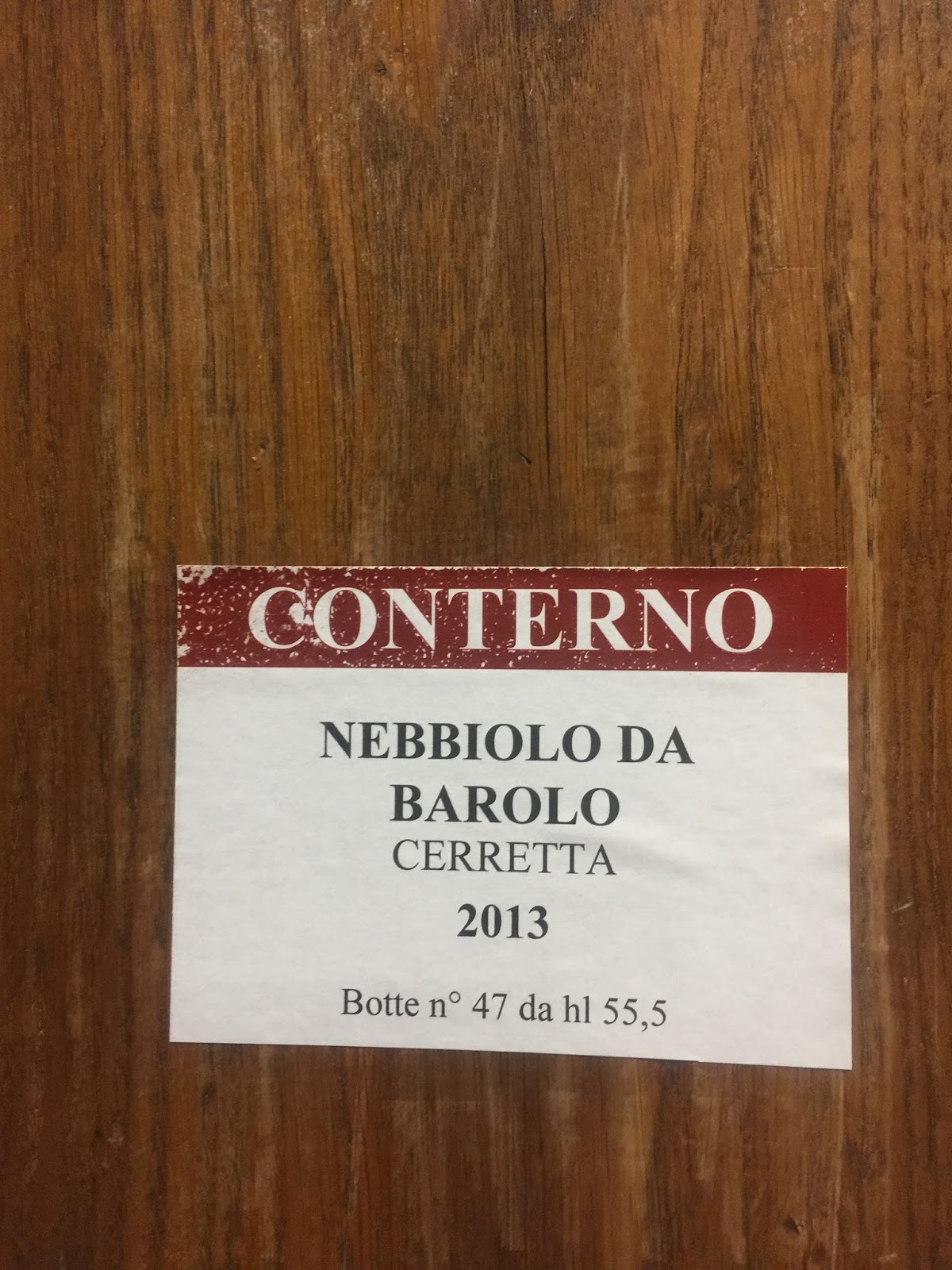 Wine -- Mise en abyme: Winery visit with Roberto Conterno of Giacomo ...