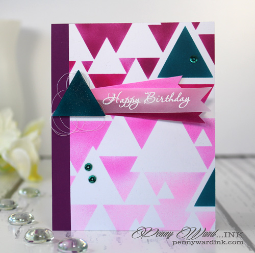 Geometric Birthday | Penny Ward INK