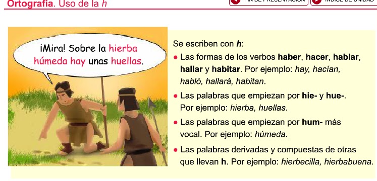 NUNCA SE DEJA DE APRENDER: Uso de la "h"