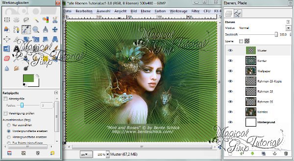 Magical Gimp-Tutorial: Gimp Tutorial "Fantasy"