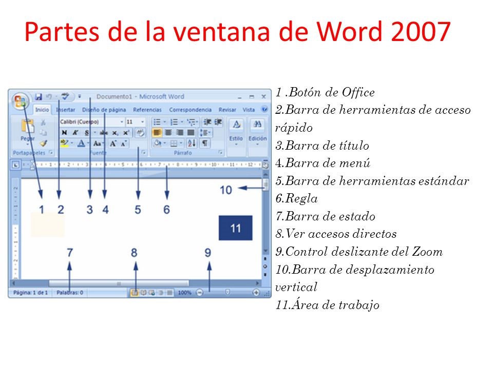 Plan de Evaluación : Word 2007, Definición y Características.