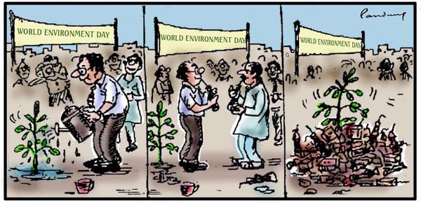 ENVIRONMENT CARTOONS by Panduranga: Environment Day