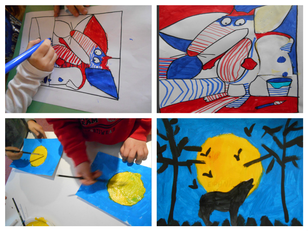 Kindergarten Art Class: ΛΥΚΕ ΛΥΚΕ ...ΕΙΣΑΙ ΕΔΩ;