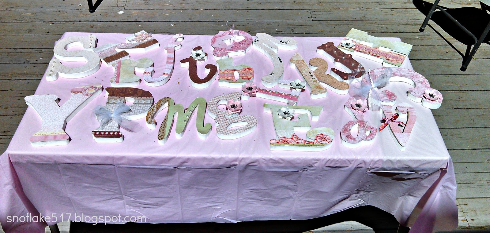 One Day at a Time...: Handmade ABC Wall