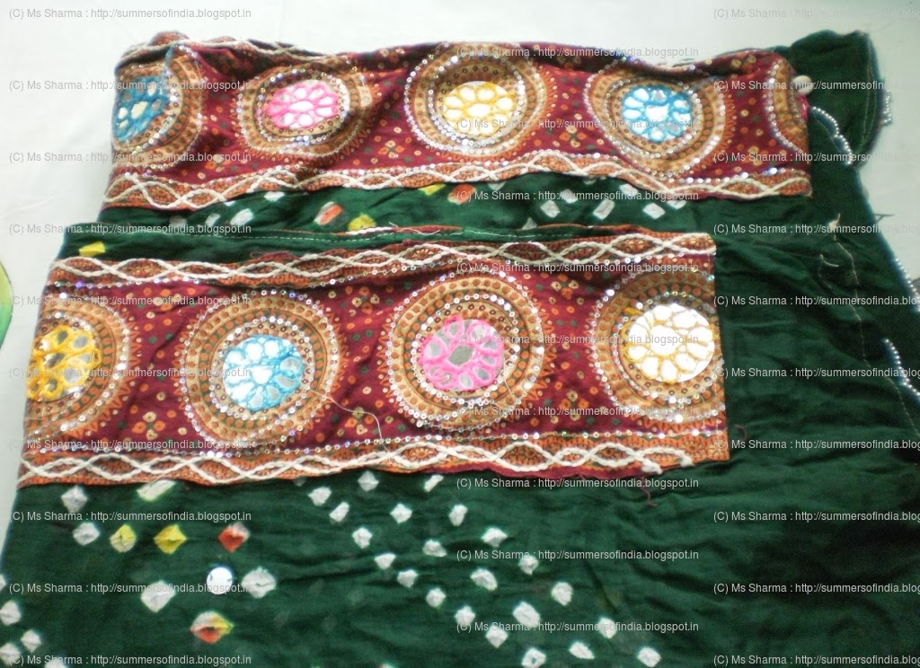 SummersofIndia: Tie N Dye with Shisha Work