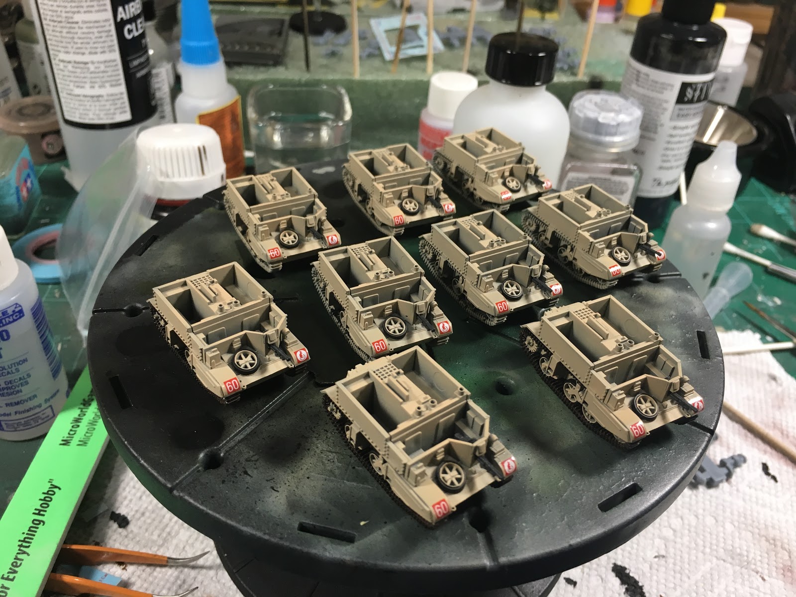 Orion Paintworks: WIP: Flames of War Desert Rats