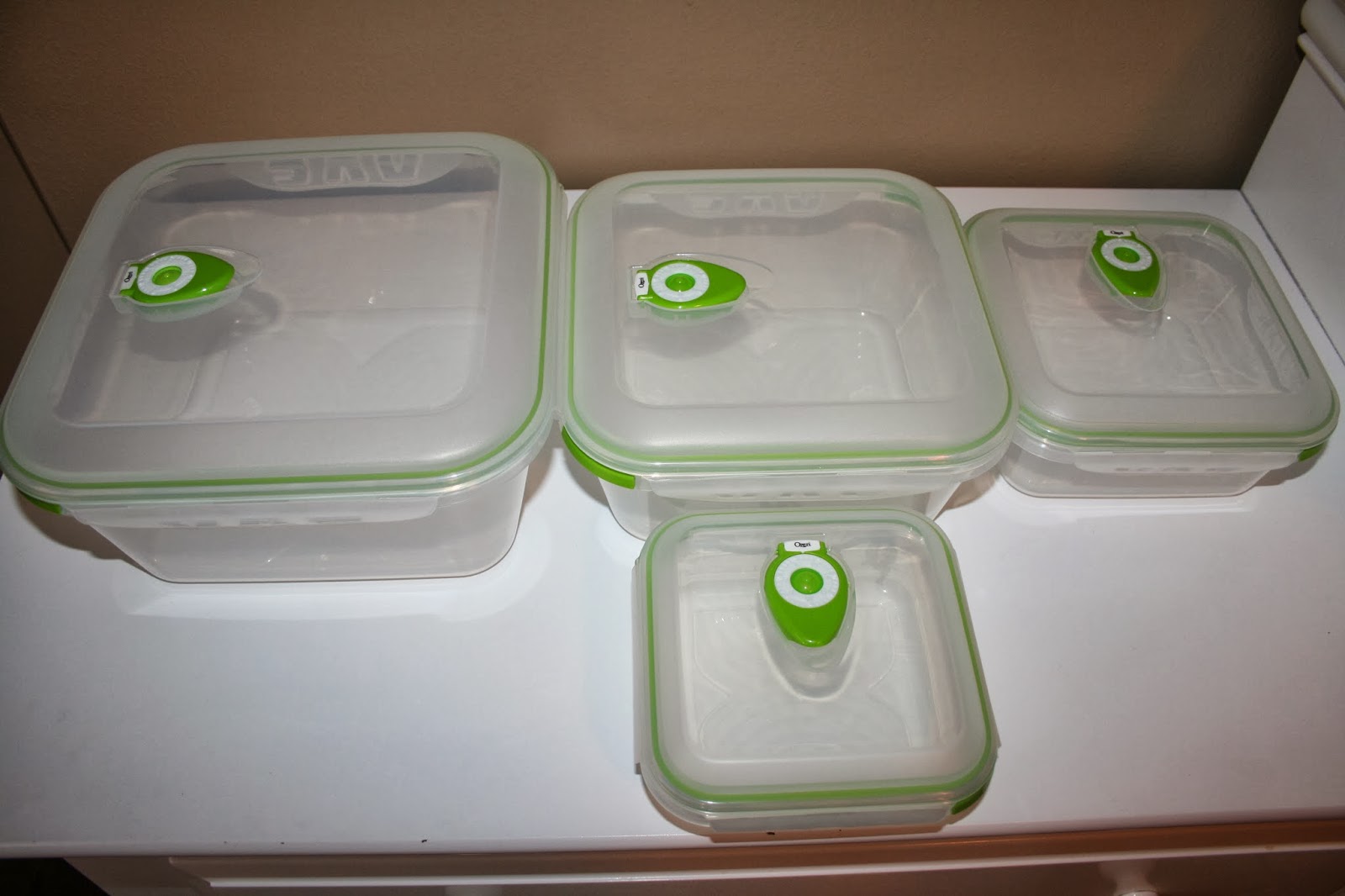 Trying To Go Green: Ozeri INSTAVAC Green Earth Food Storage Container Set