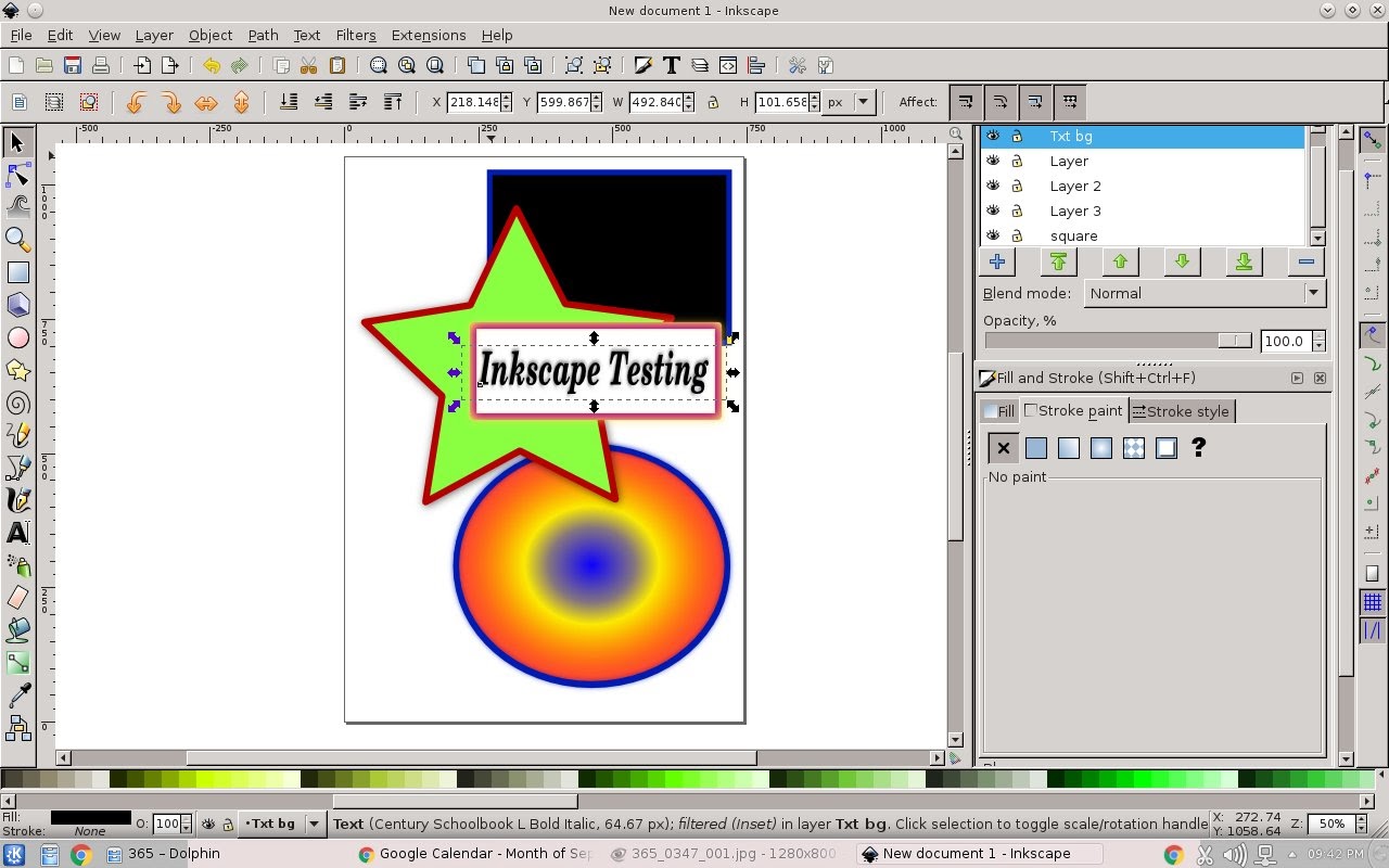 The Don and Lisa Show: 365 Project #347 Inkscape