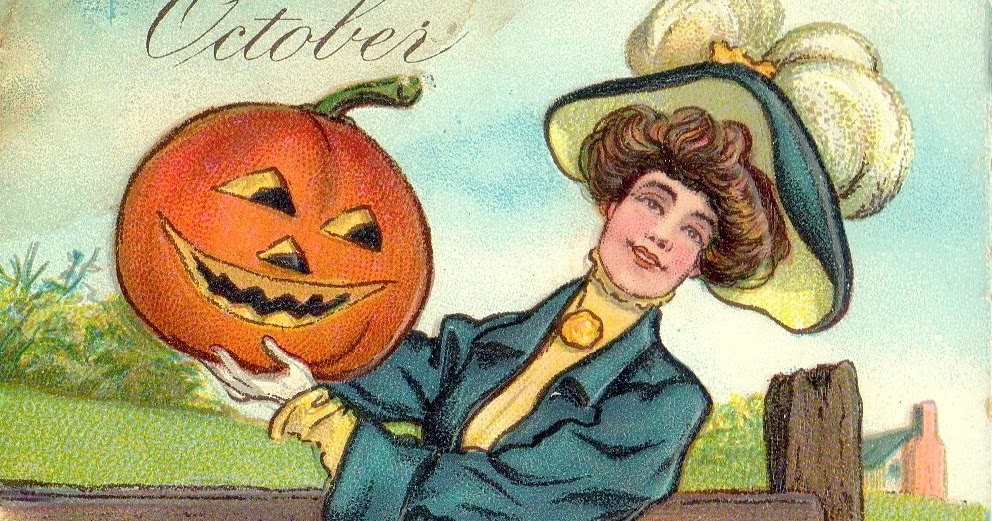 Little Birdie Blessings : Free October Vintage Graphics