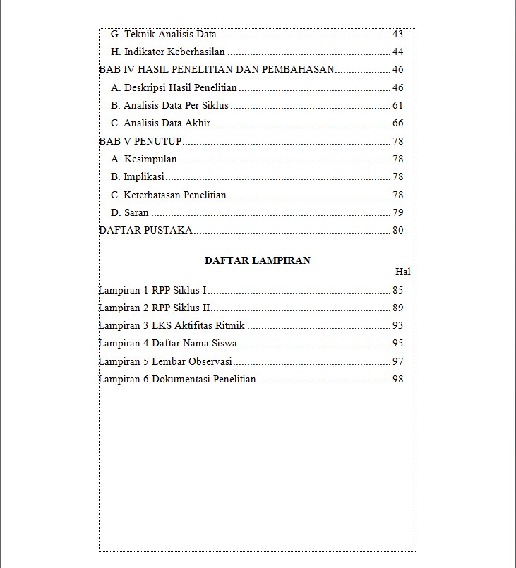 contoh pembuatan proposal PTK │penelitian tindakan kelas │ 4 SD │ PJOK ...