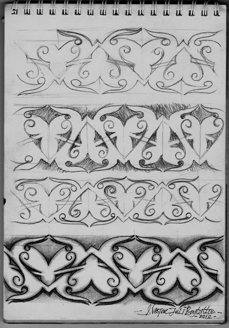 Sylvester Juli Artworks: Simpai ( Base on 'Iban Basic Design-Augustine ...