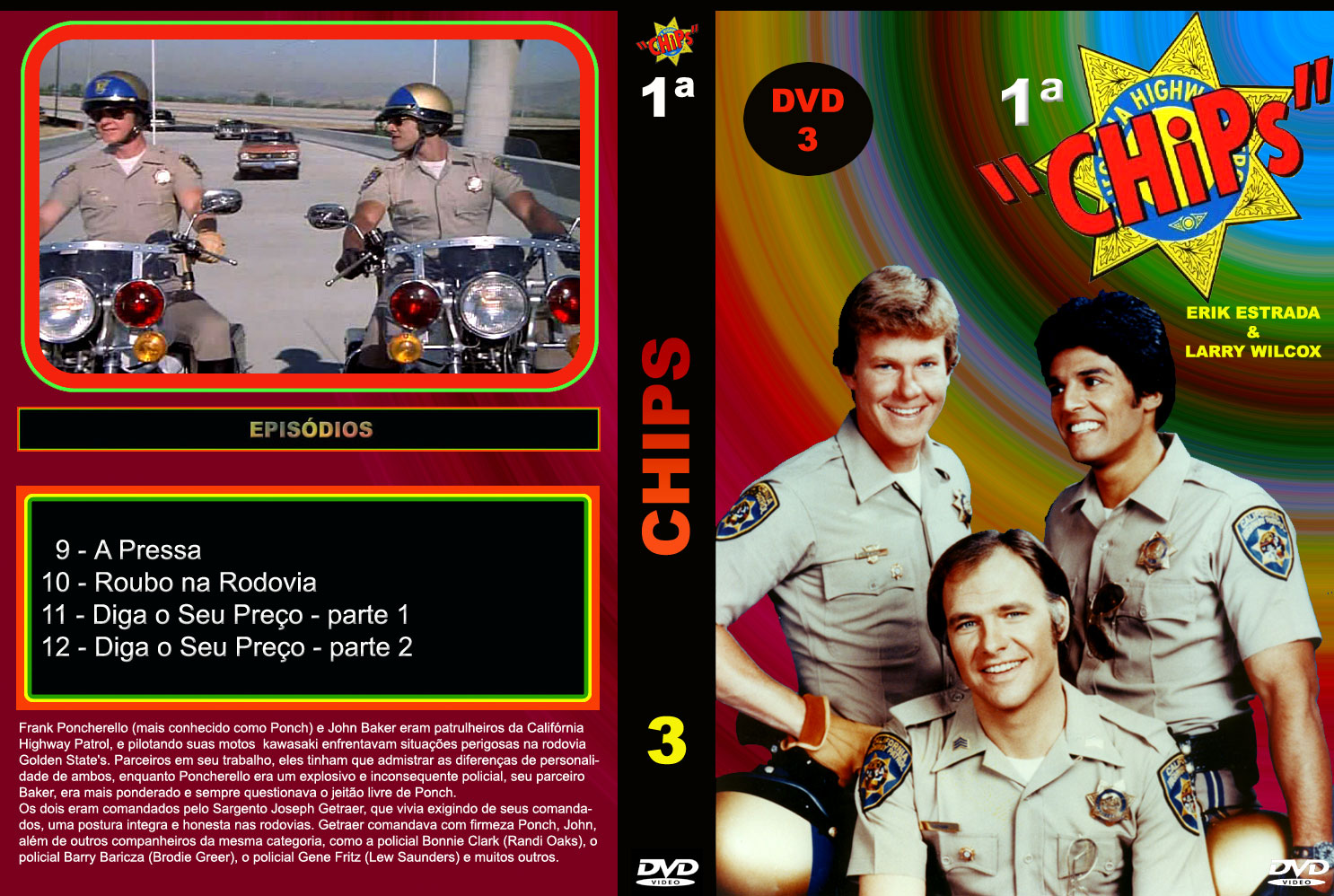 CAPAS EM SÉRIE: CAPAS DVD CHIPS