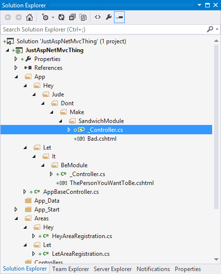class Programmer : IEnableMuch {: Modular code organization in ASP.NET MVC