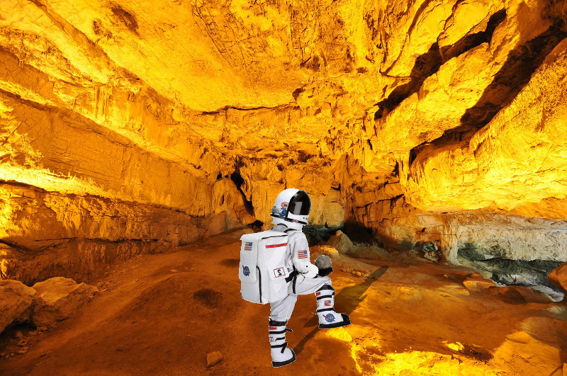 Les radiations pourraient forcer les colons à vivre dans des grottes ...