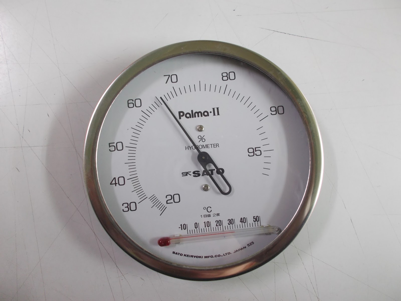 sciencetific products: SATO Analog Thermo - Hygrometer Model 7562-00 ...
