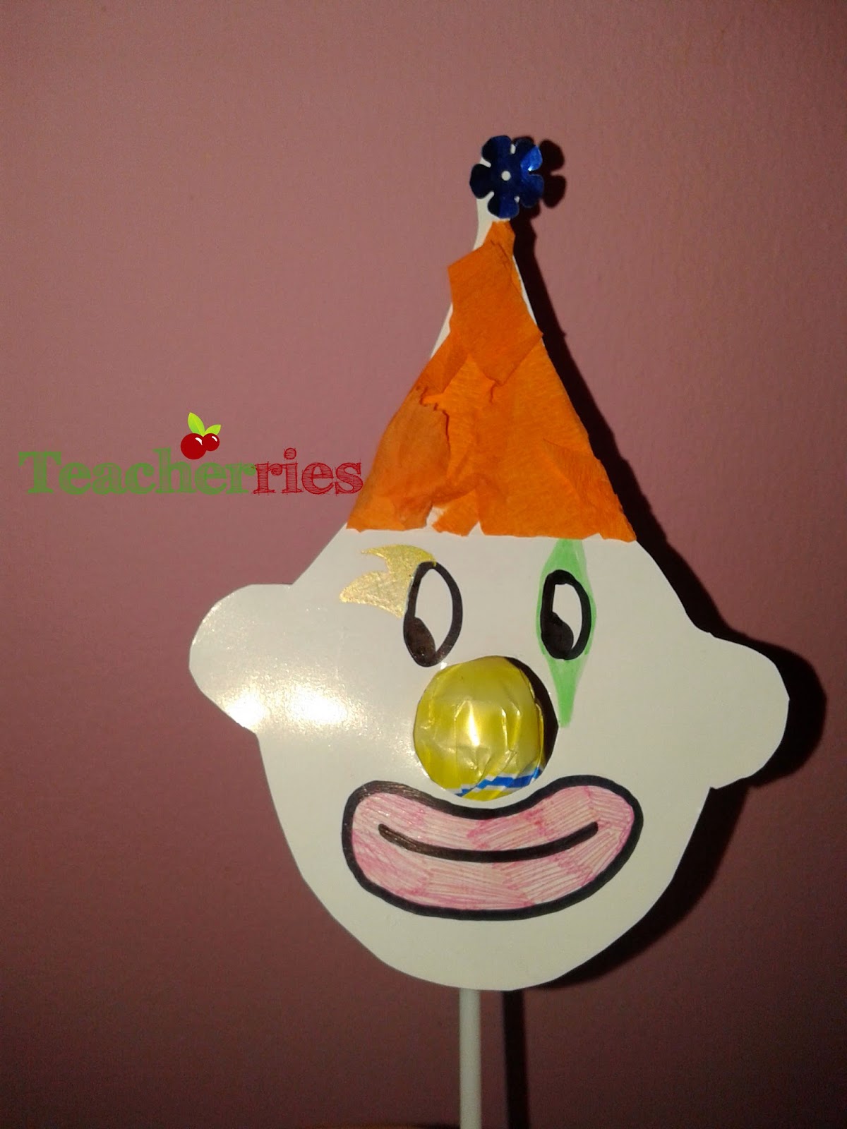 Teacherries: Easy Clown Puppets & Lollipops...