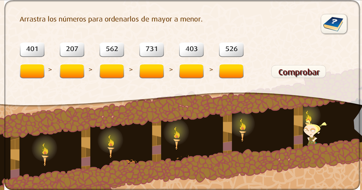 El aula de Haydée. : Divertido juego de comparar números