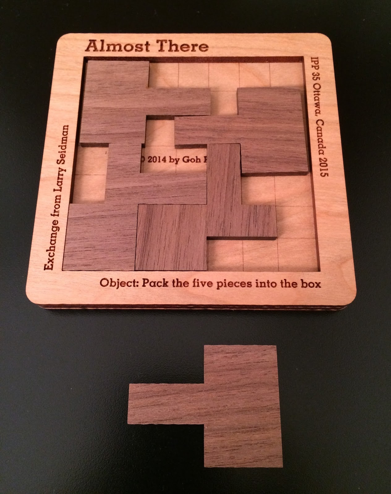 Jerry's Mechanical Puzzle & Brain Teaser Collection: Almost There ...