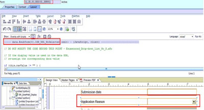 SAP Sample Programs: Hide the Fields in the Adobe form
