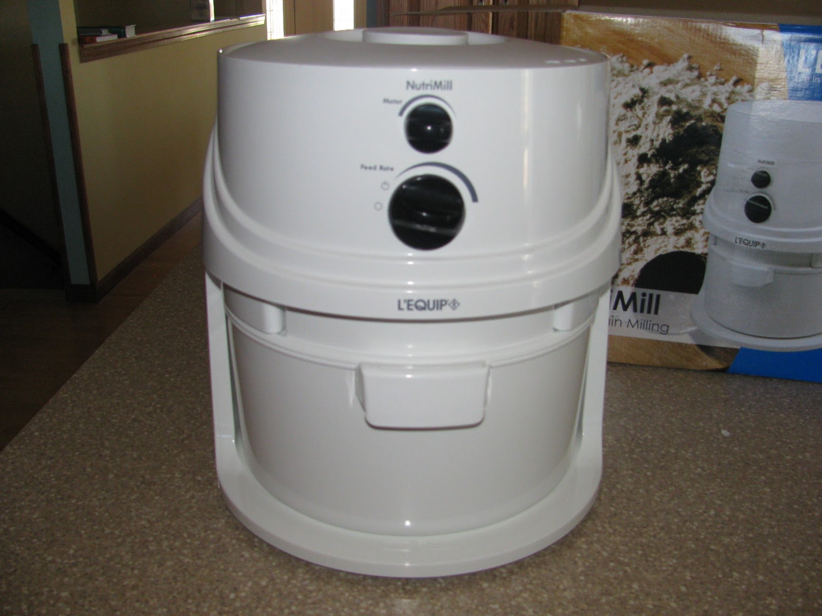 The Harried Homemaker Preps: My Review of the NutriMill Electric Grain Mill