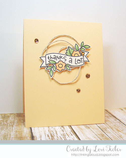 Inking Aloud: Thanks a Lot