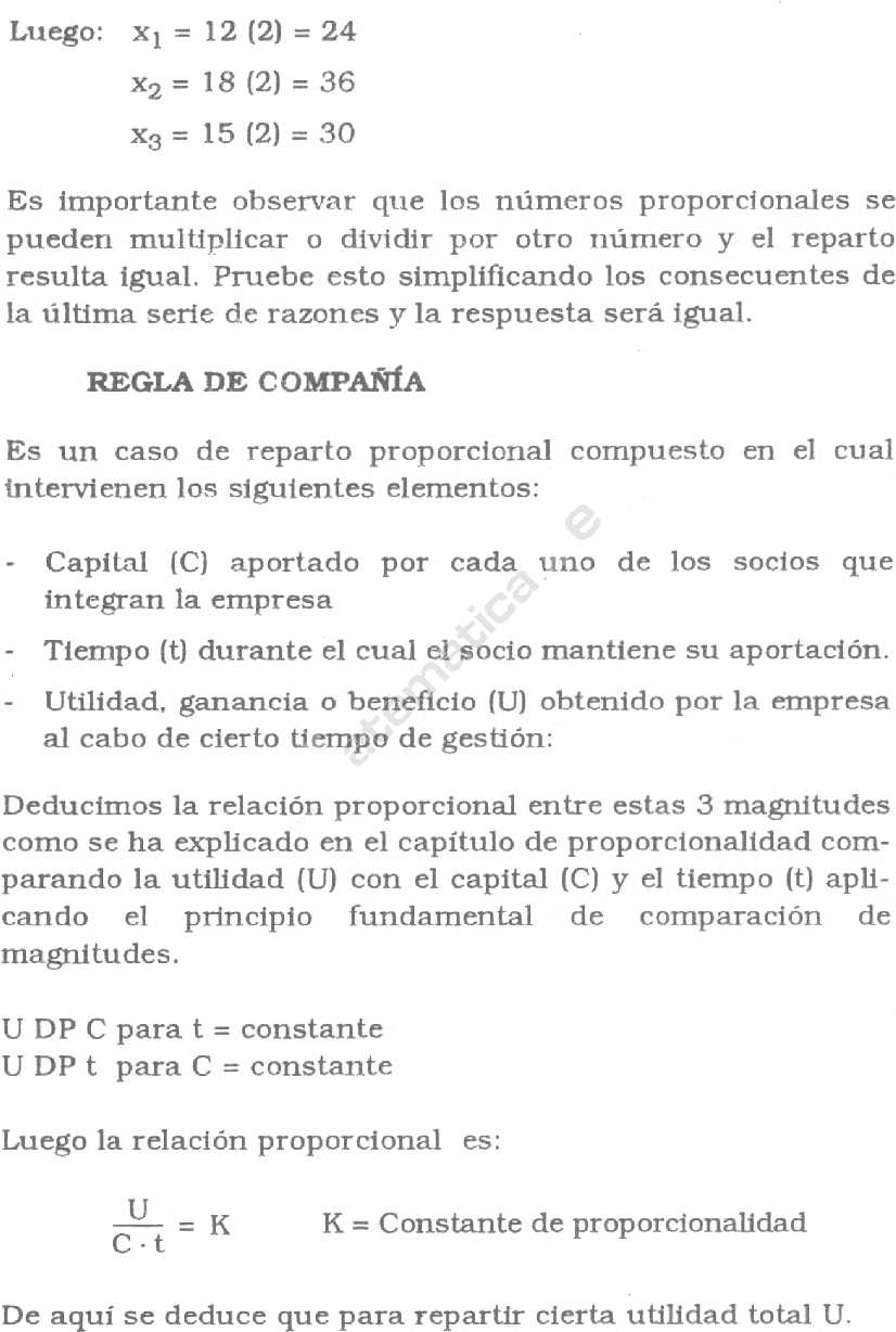 REPARTO PROPORCIONAL Y REGLA DE COMPAÑIA PROBLEMAS RESUELTOS ...