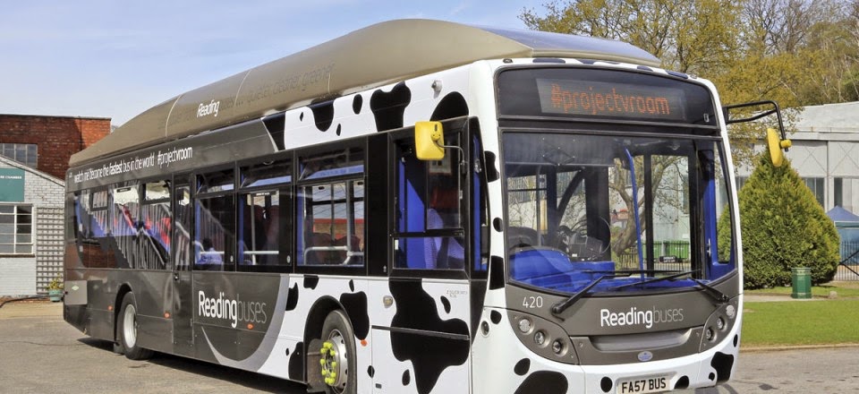The Flying Tortoise: This Reading Passenger Bus Runs On Cow Poo...
