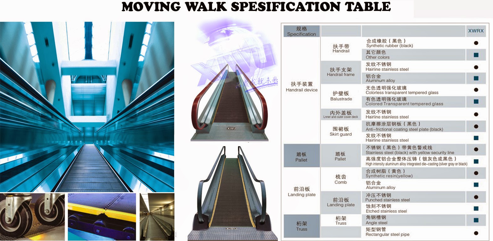 XIWU ELEVATOR: MOVING WALK / AUTO WALK / TRAVELATOR