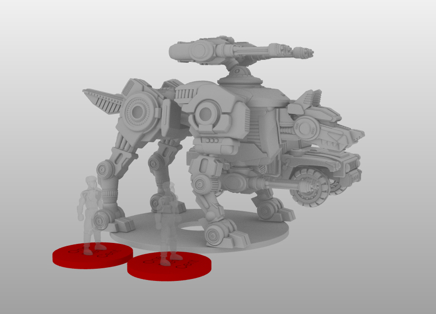 Wolf Mech Rework Continues: Legs and Body