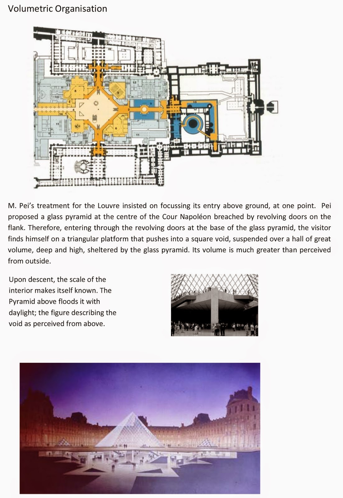 Case Studies on Museums: LOUVRE EXTENSION - I. M. Pei - 342,358