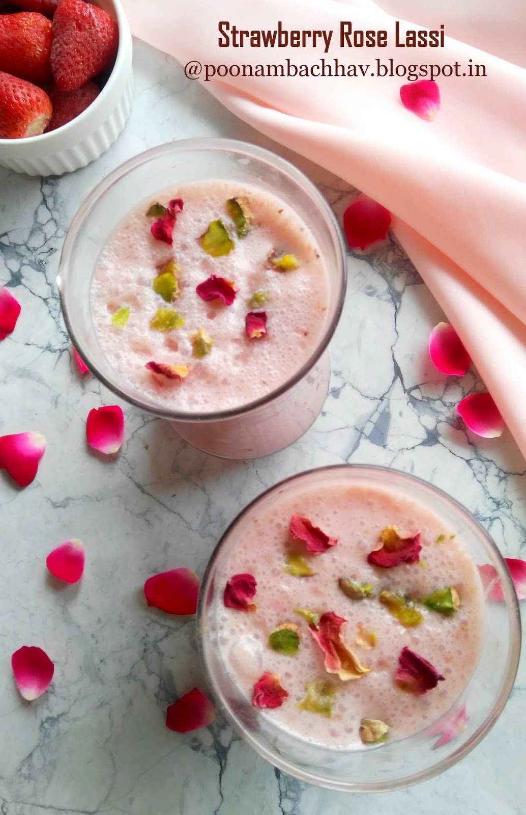 Annapurna: Strawberry Rose Lassi