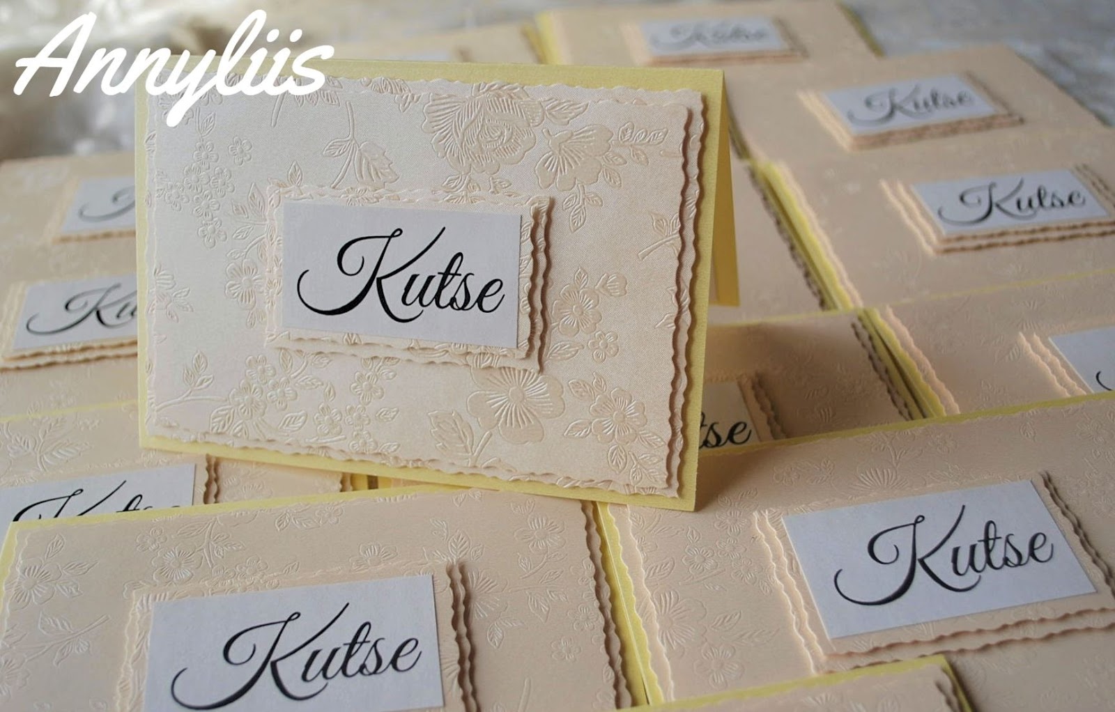 Annyliisi käsitöö: Pulmakutsed