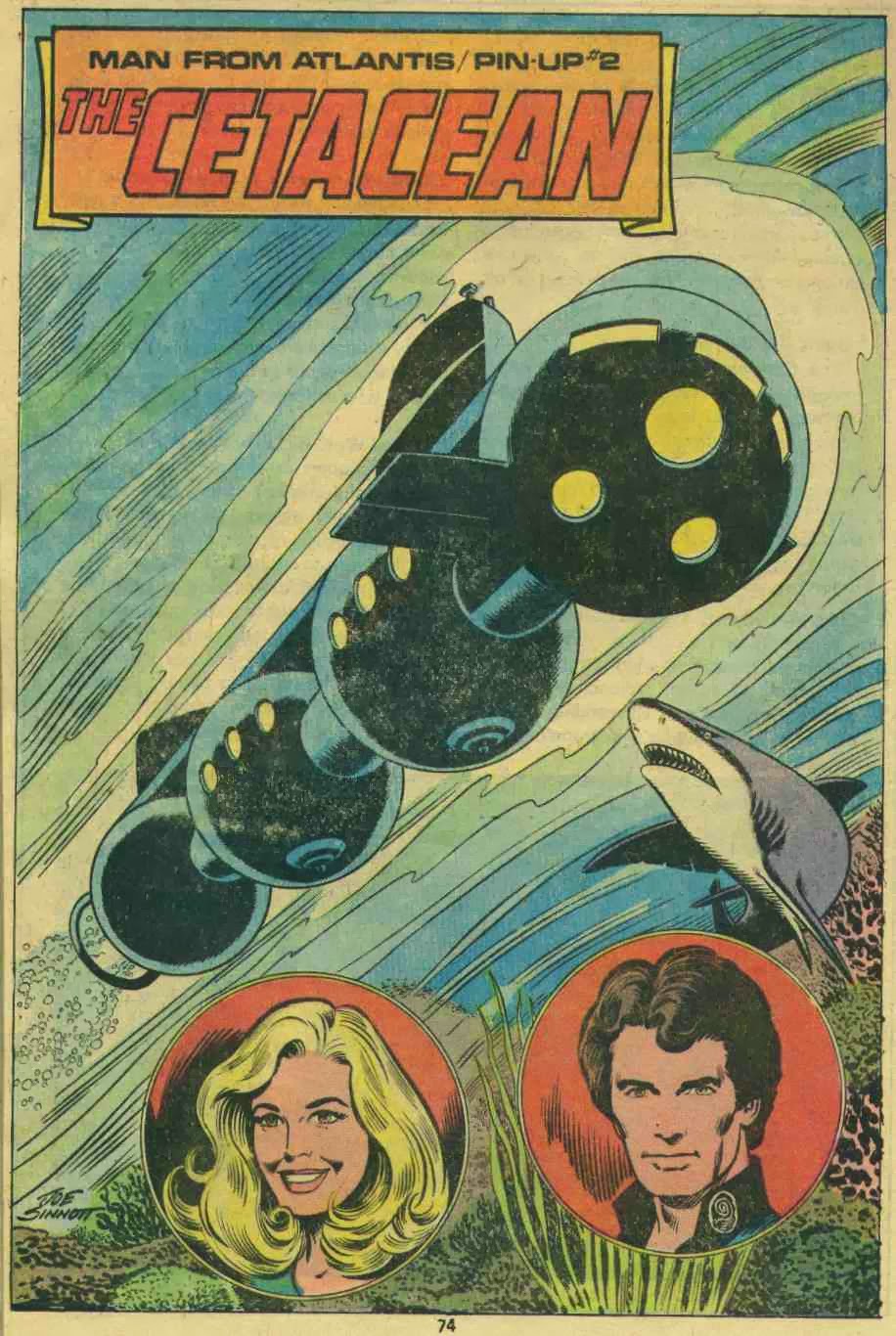 The Dork Review: Man from Atlantis Comic Book Pin-Ups