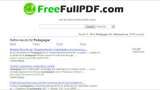 Aprendo en la web: FreeFullPDF: Buscador de artículos científicos en PDF