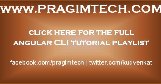 Sql Server Net And C Video Tutorial Angular Cli Ng Serve Options