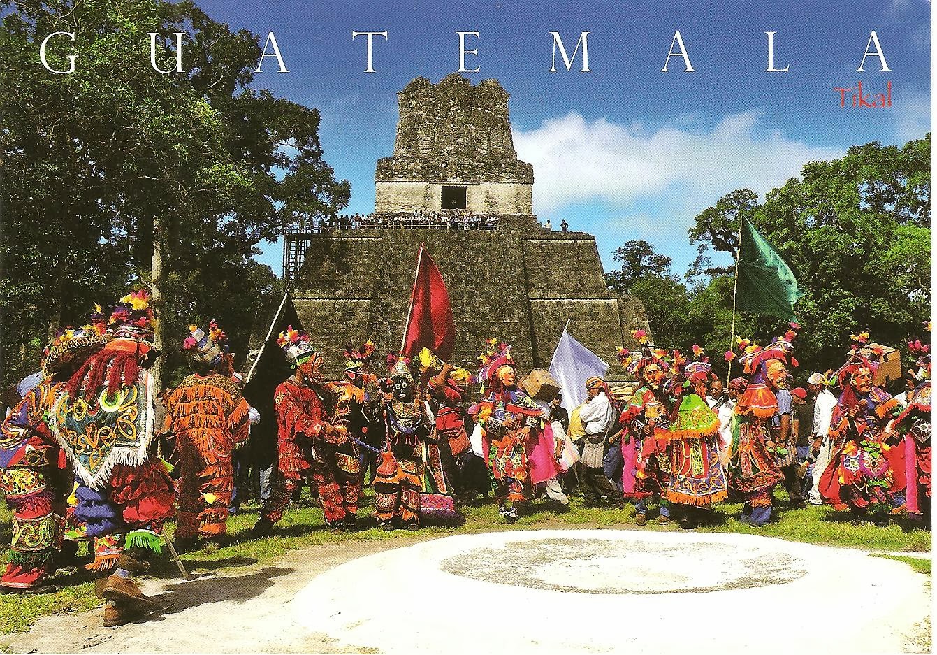 MY POSTCARD-PAGE: GUATEMALA ~Tikal -UNESCO