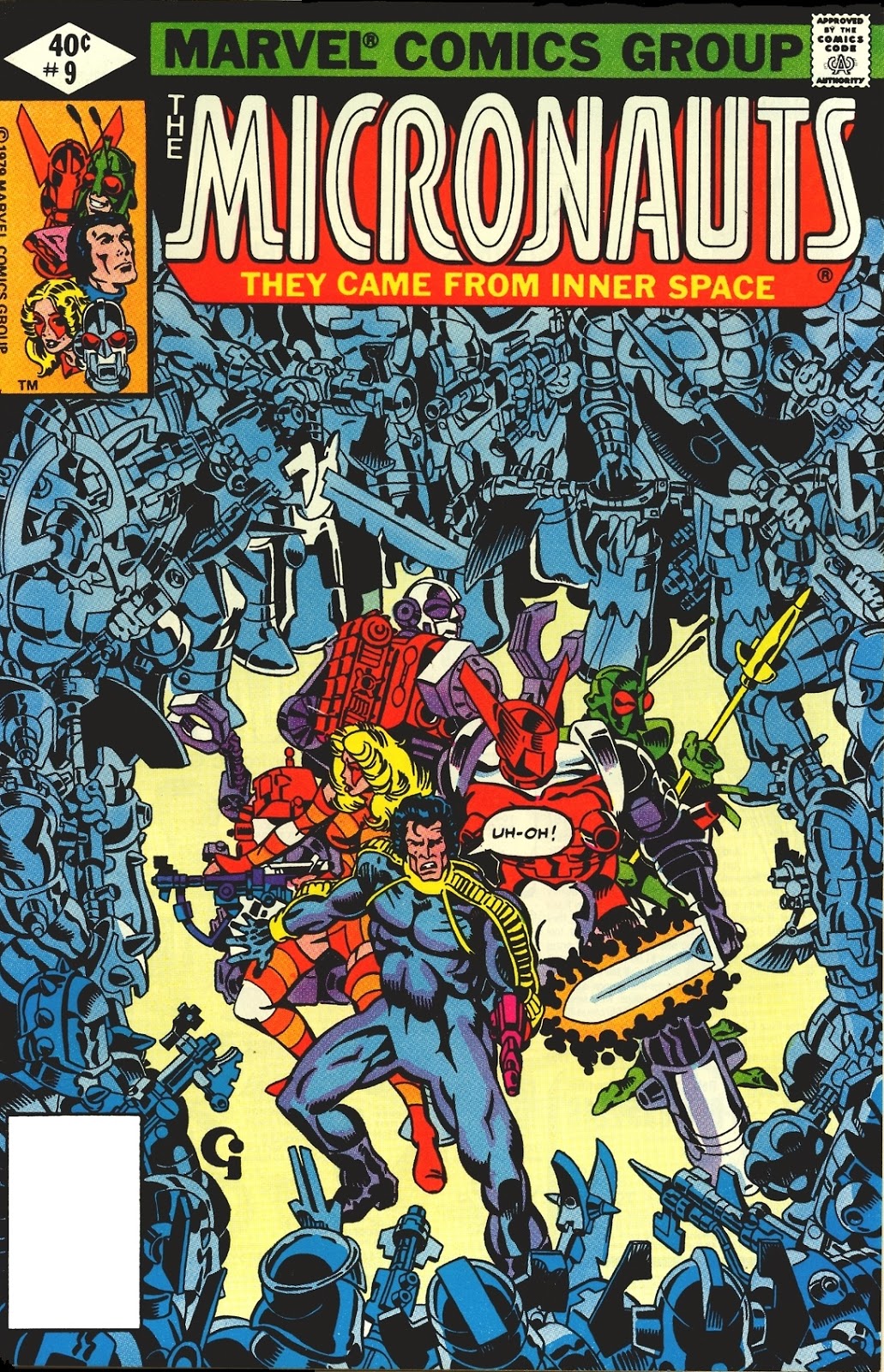 Marvel Comics of the 1980s: 1979 - Anatomy of a Cover - Micronauts #9