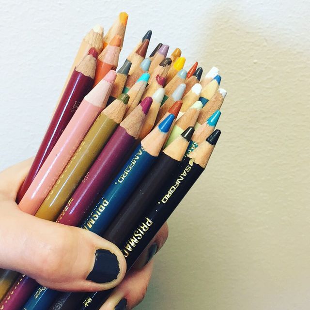 How I Paint with Colored Pencils