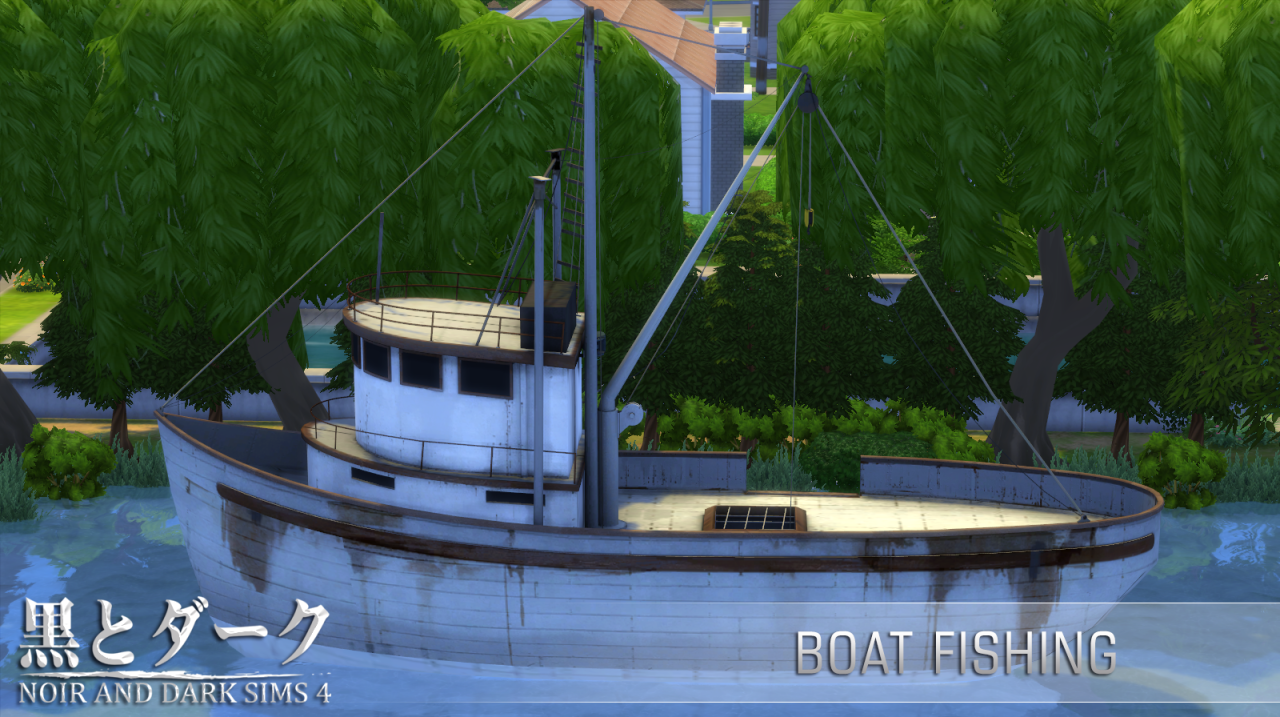 TS4 - Boat Fishing ~ Nathys Sims