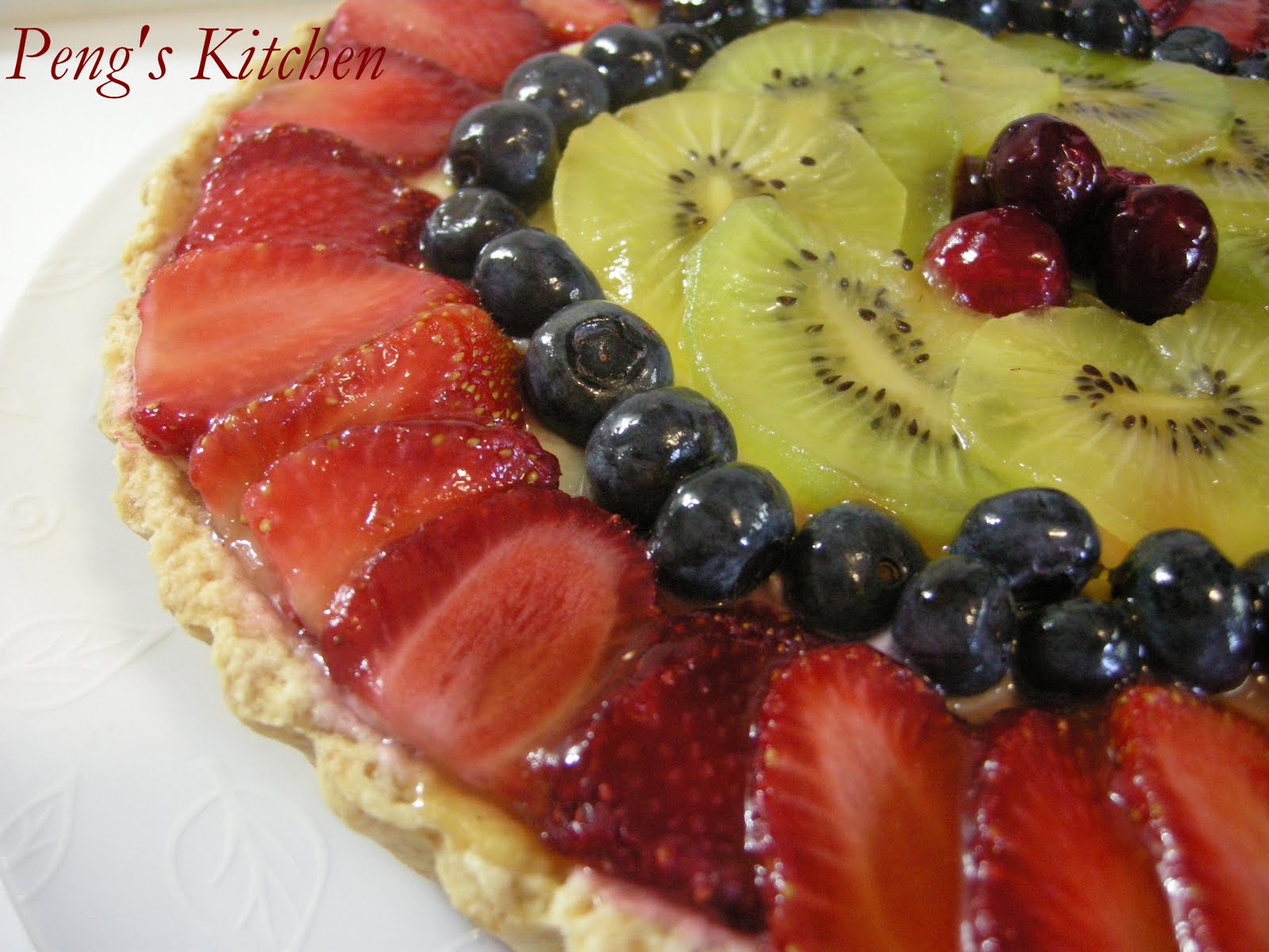 Peng's Kitchen: Fresh Fruit Tart
