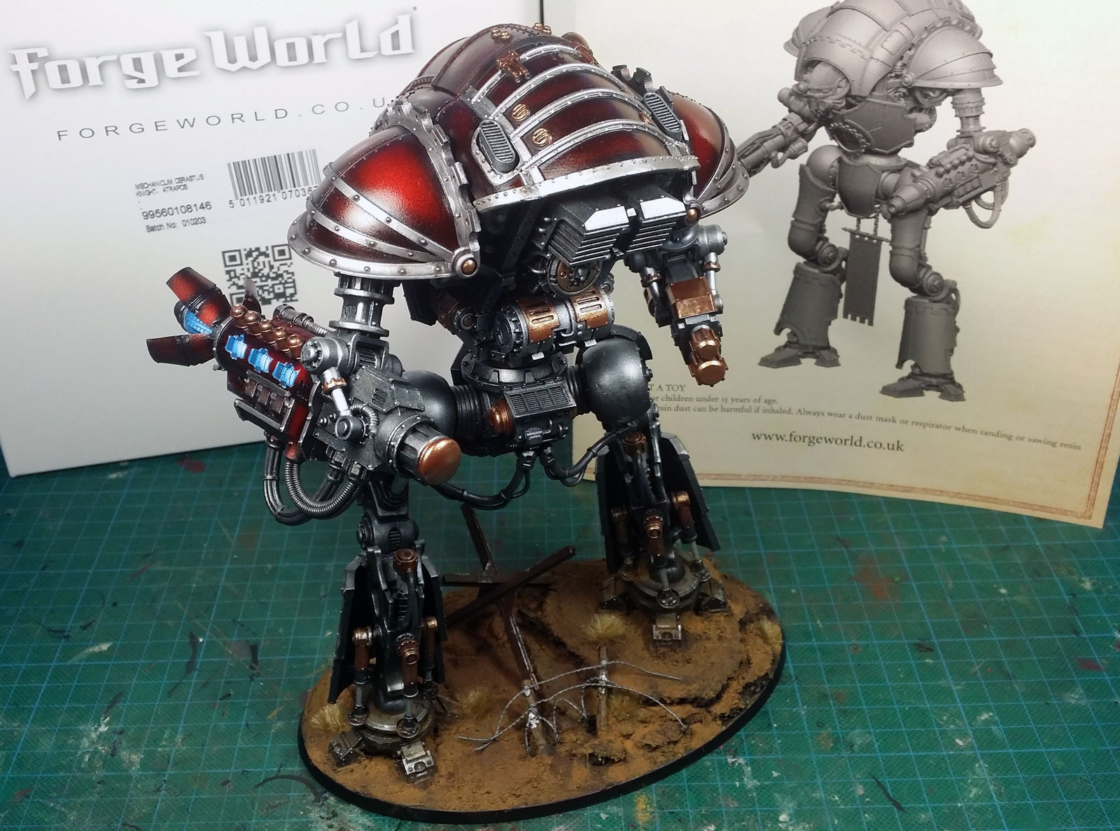 Stephanius 40k: Mechanicum Cerastus Knight-Atrapos WIP