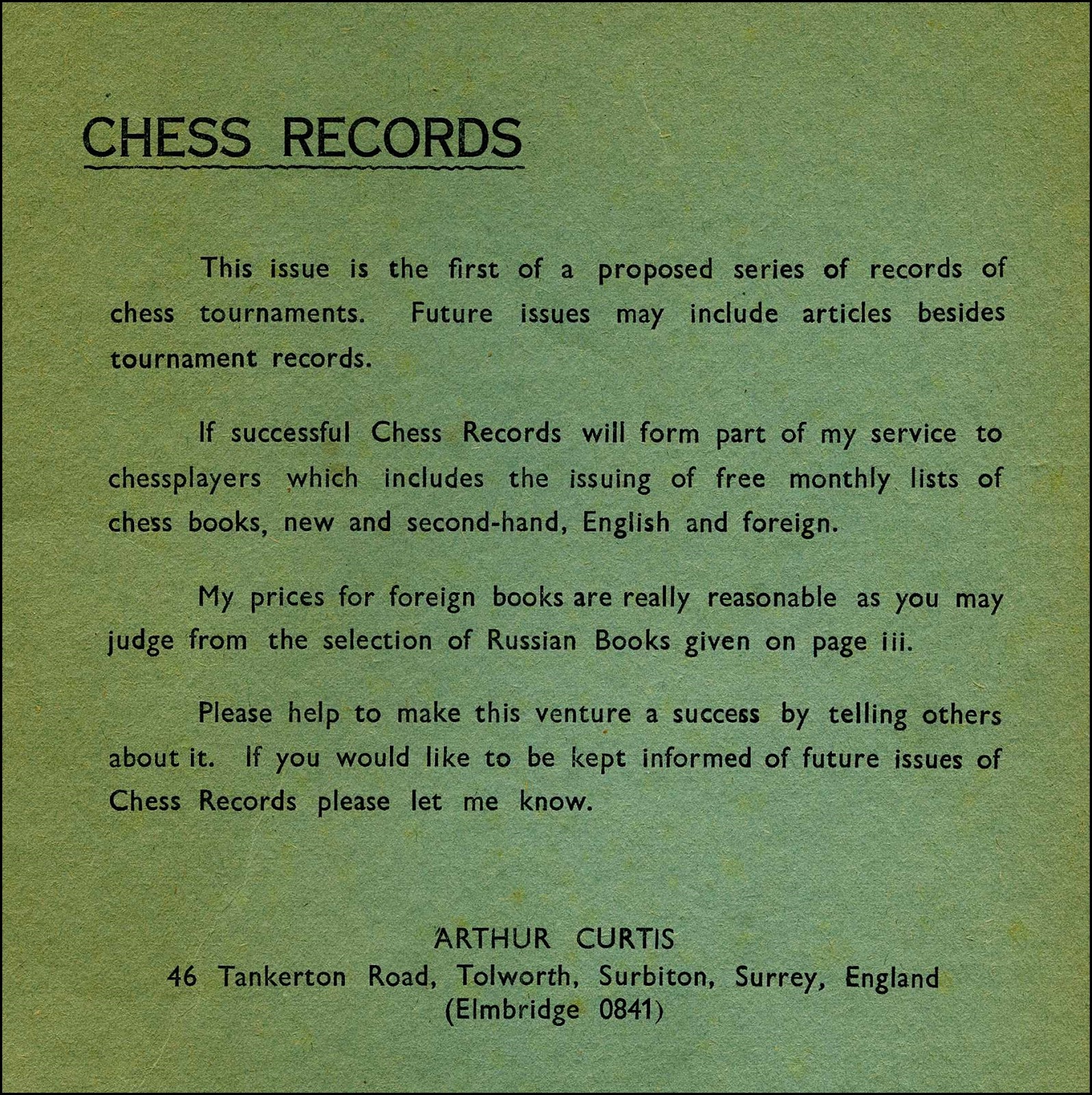 Chess Book Chats: Here's one you haven't got
