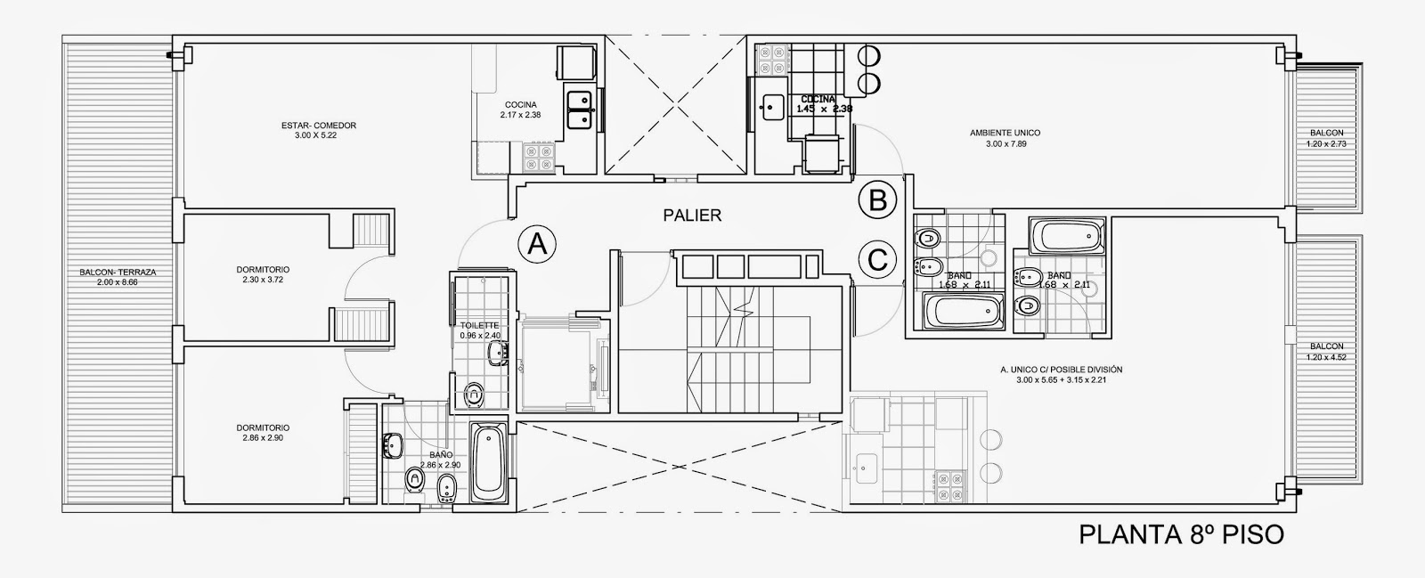Edificio Muñiz 1141: Las Unidades