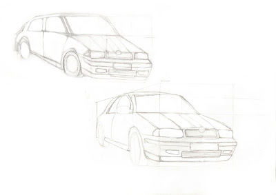 Henri's Game Art Blog: My Progress of Drawing Cars!